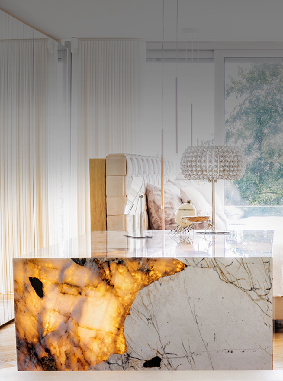 Translucent dressing table, Patagonia - LIXOS